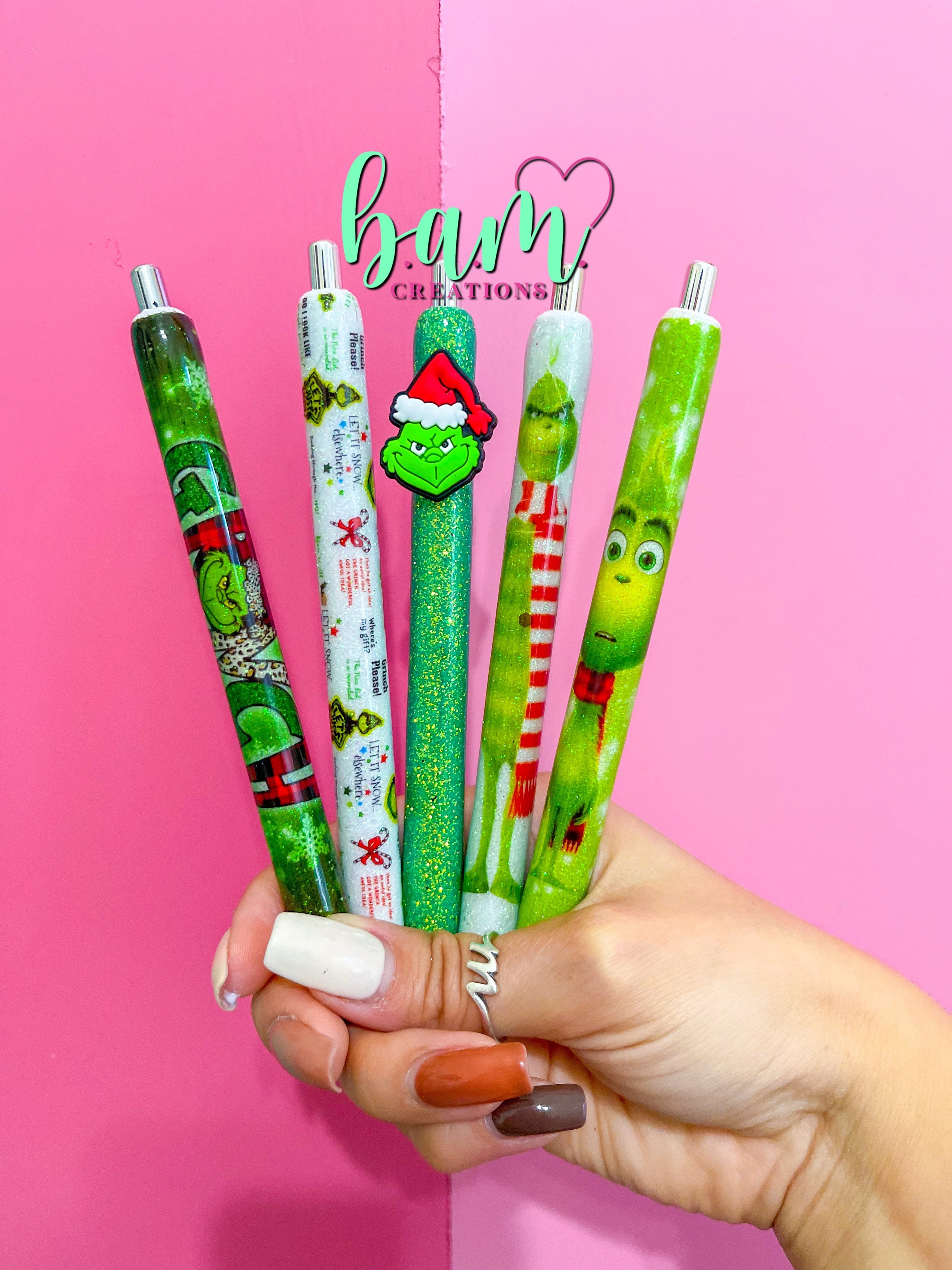 MTO- Grinch Pens | B.A.M. Creations